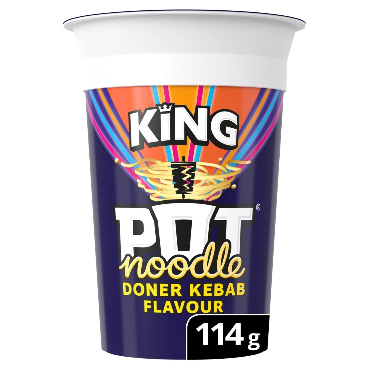 Pot Noodle Doner Kebab Instant Noodles King Pot 114g - Morrisons Online ...