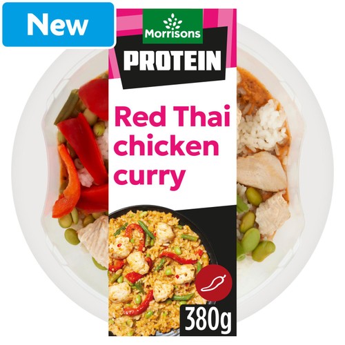 Morrisons Protein Red Thai Chicken Curry 380g - Morrisons Online ...