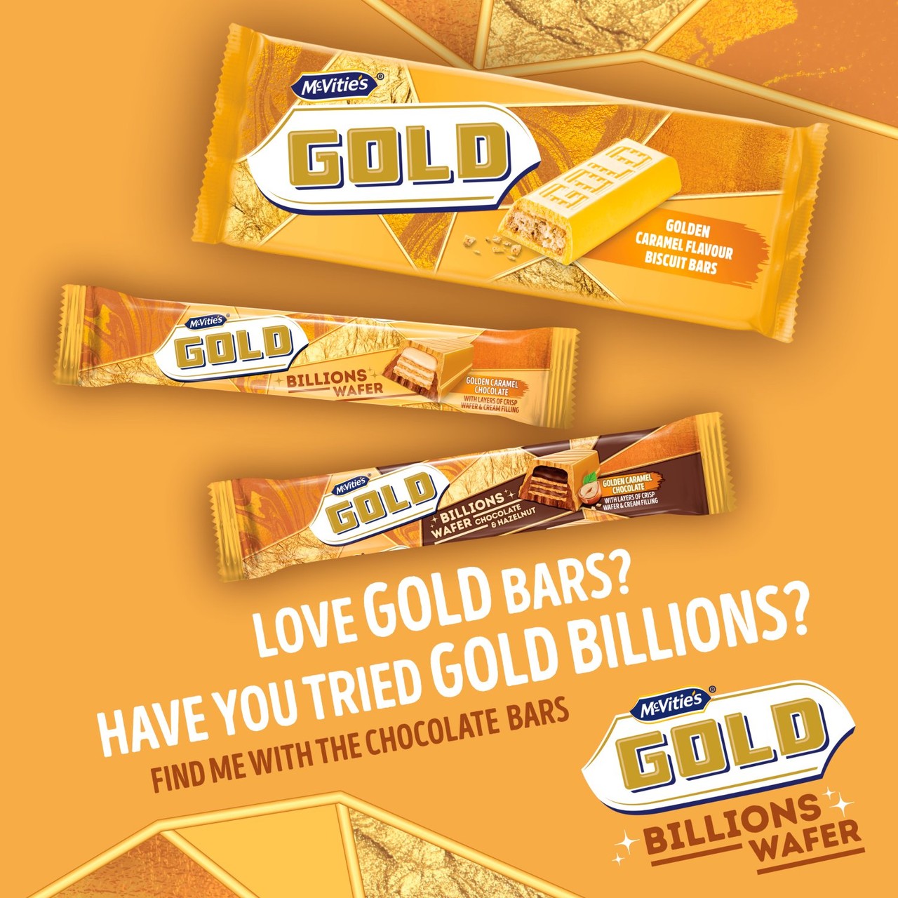 McVitie's Gold Bars 14 x 18.3g - Morrisons Online Groceries & Offers