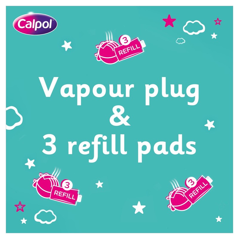 Calpol Vapour Plug Nightlight 3 Refill Pads - Morrisons Online ...