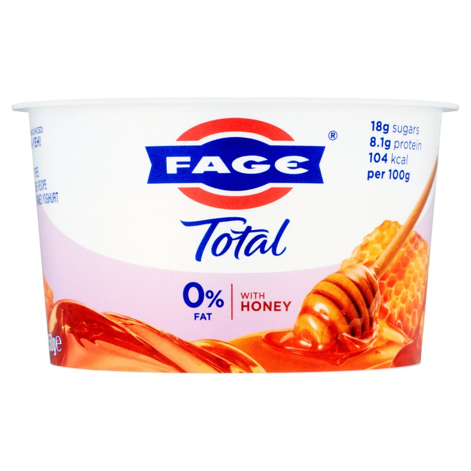 Fage Total 0% Fat Split Pot Honey Strained Yoghurt - Morrisons Online ...