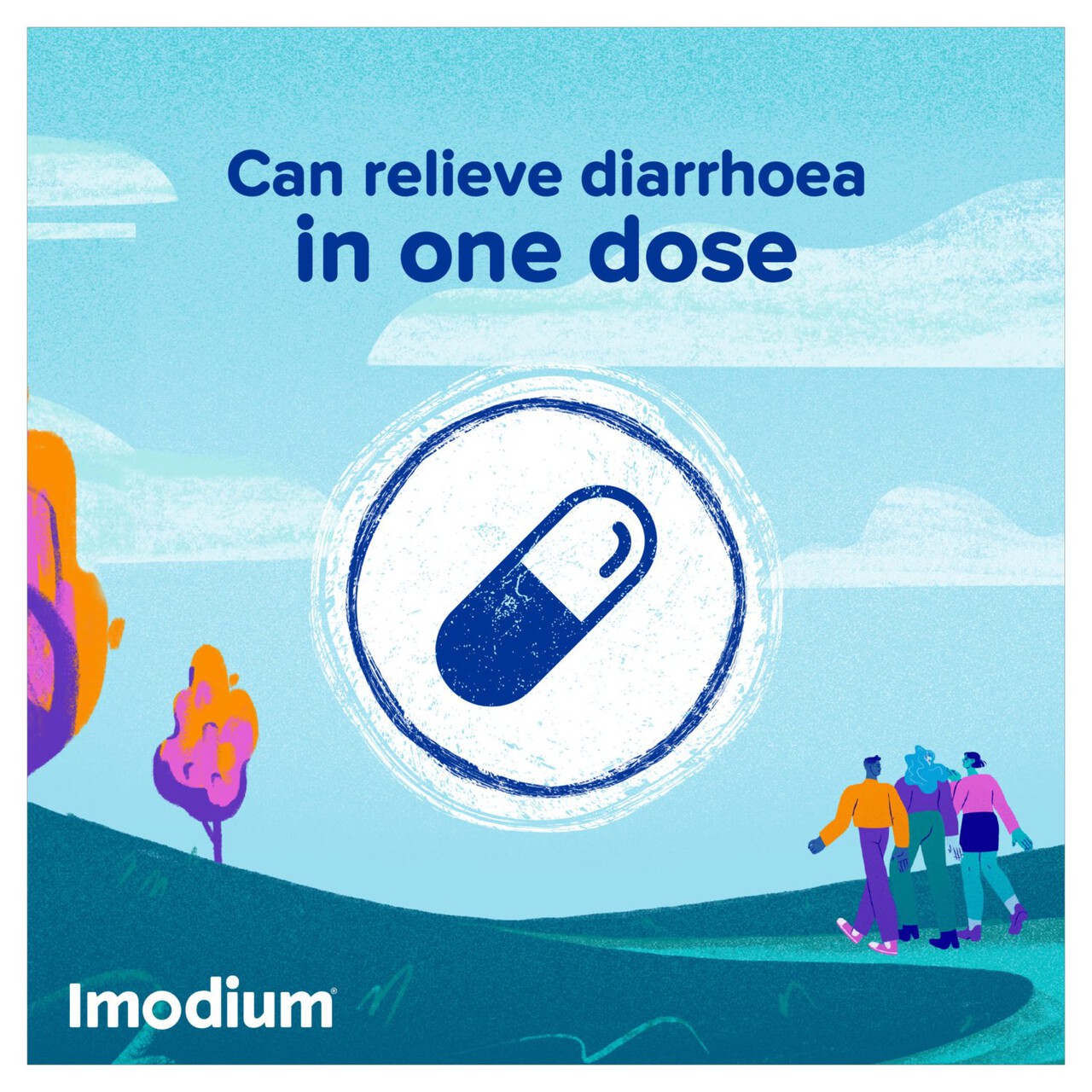 Imodium Original Capsules 2mg - Morrisons Online Groceries & Offers
