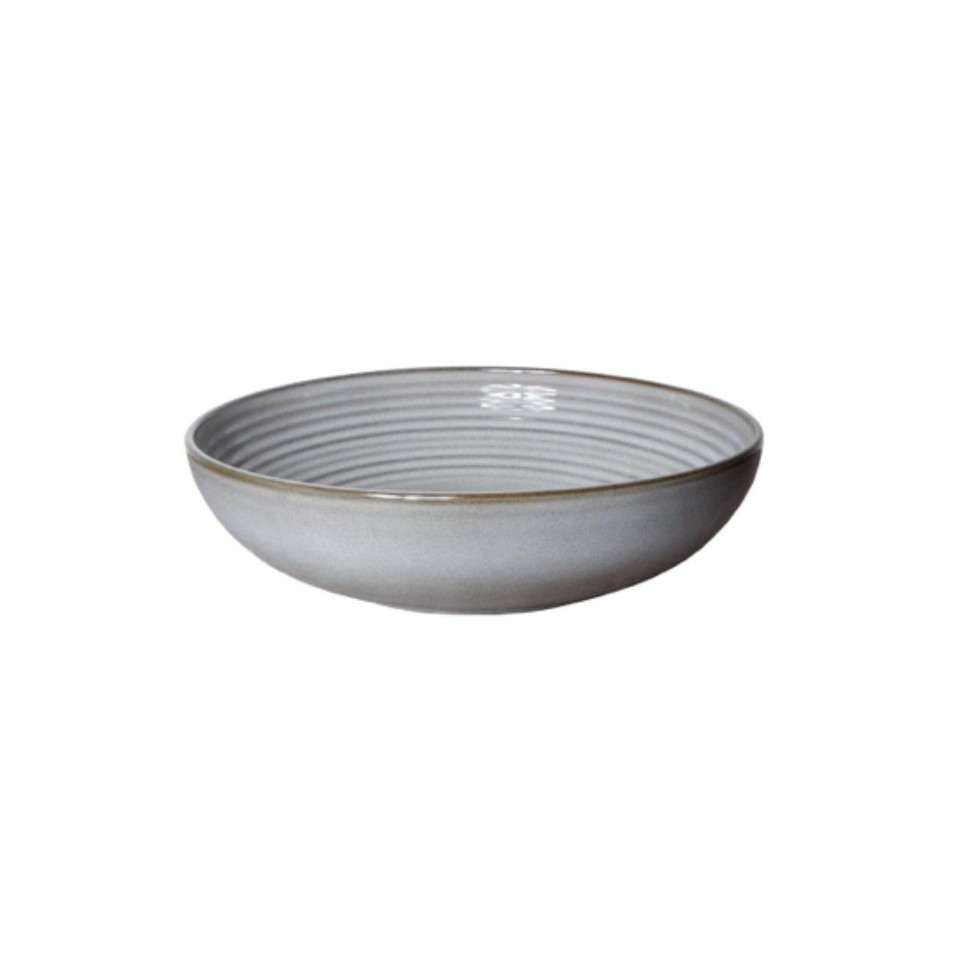 Nutmeg Home Grey Reactive Pasta Bowl - Morrisons Online Groceries & Offers