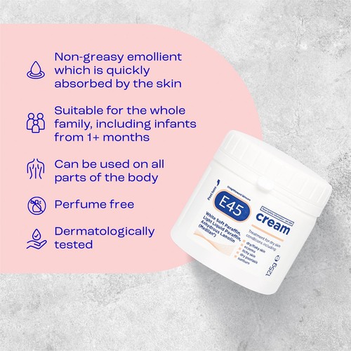 E45 Moisturiser Lotion, Body, Face And Hand Lotion For Very Dry Skin ...