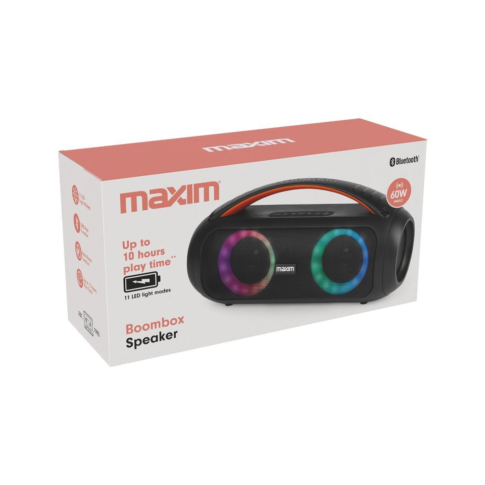 Maxim Boombox Speaker - Morrisons Online Groceries & Offers