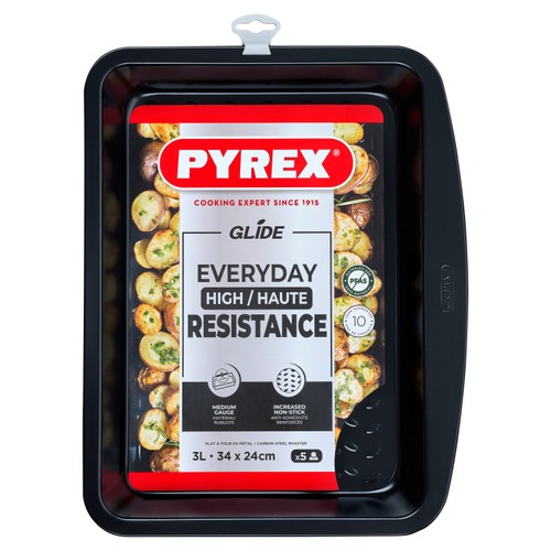 Pyrex Glide Rectangular Roaster 34x24cm - Morrisons Online Groceries ...
