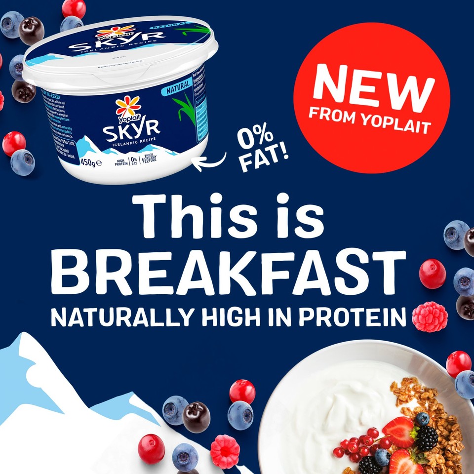 Yoplait SKYR High Protein Natural Yoghurt 0% Fat 850g - Morrisons ...