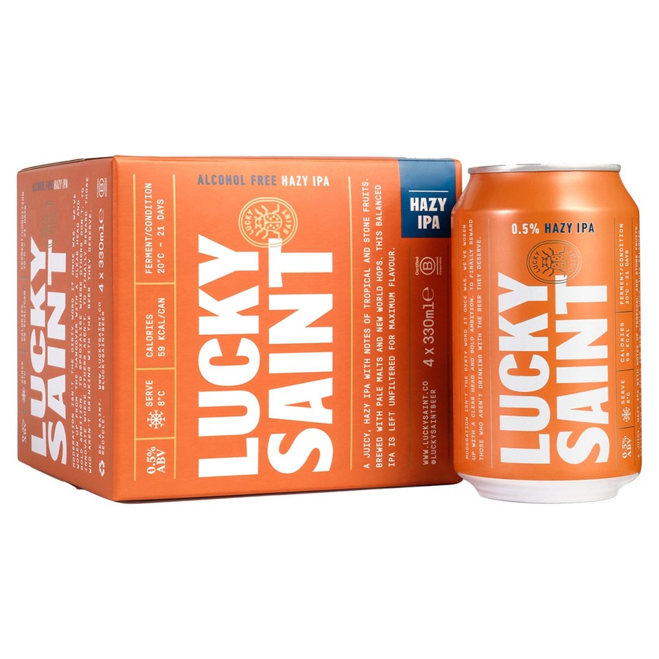 Lucky Saint Alcohol Free Hazy IPA - Morrisons Online Groceries & Offers