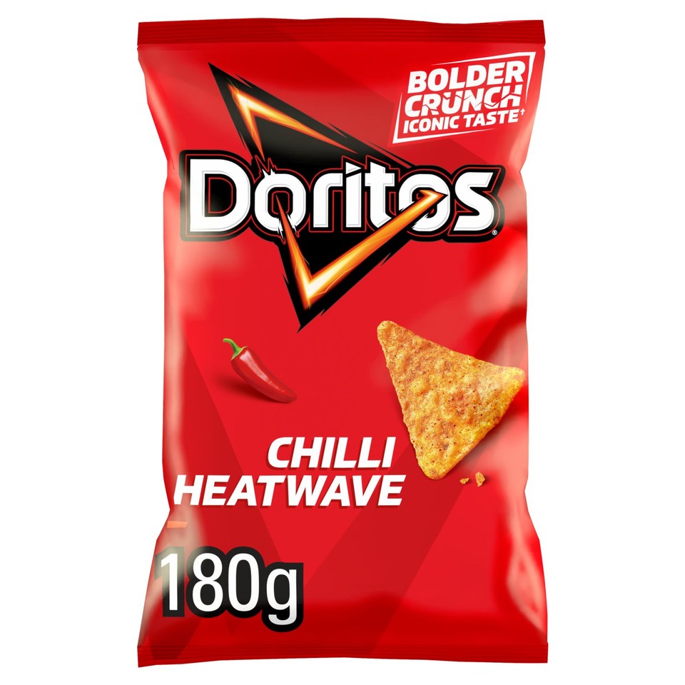 Doritos Chilli Heatwave Tortilla Chips Sharing Bag Crisps - Morrisons Online Groceries & Offers