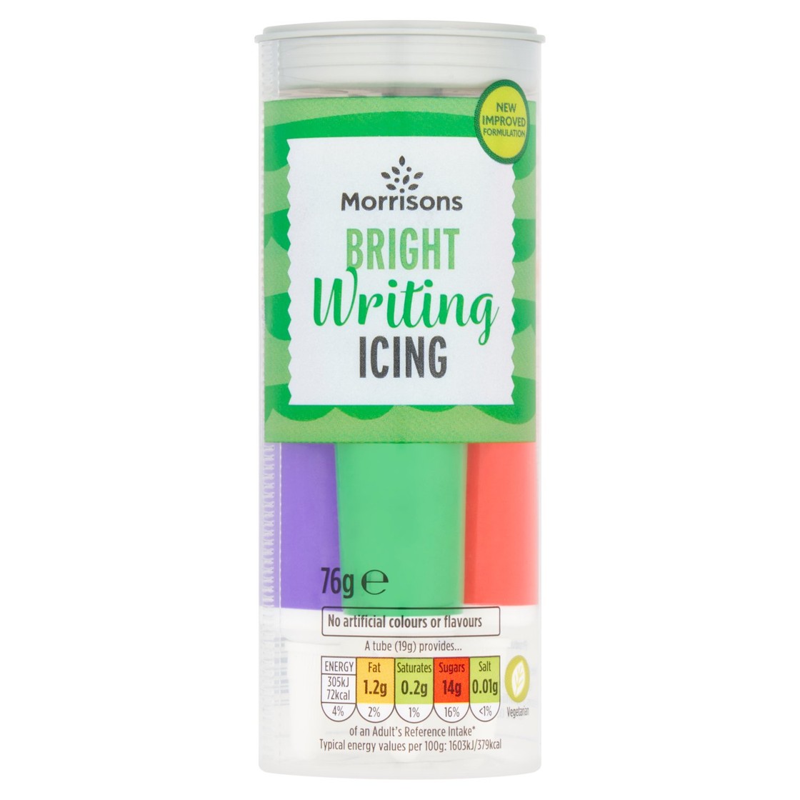 Morrisons Bright Writing Icing Pack - Morrisons Online Groceries & Offers