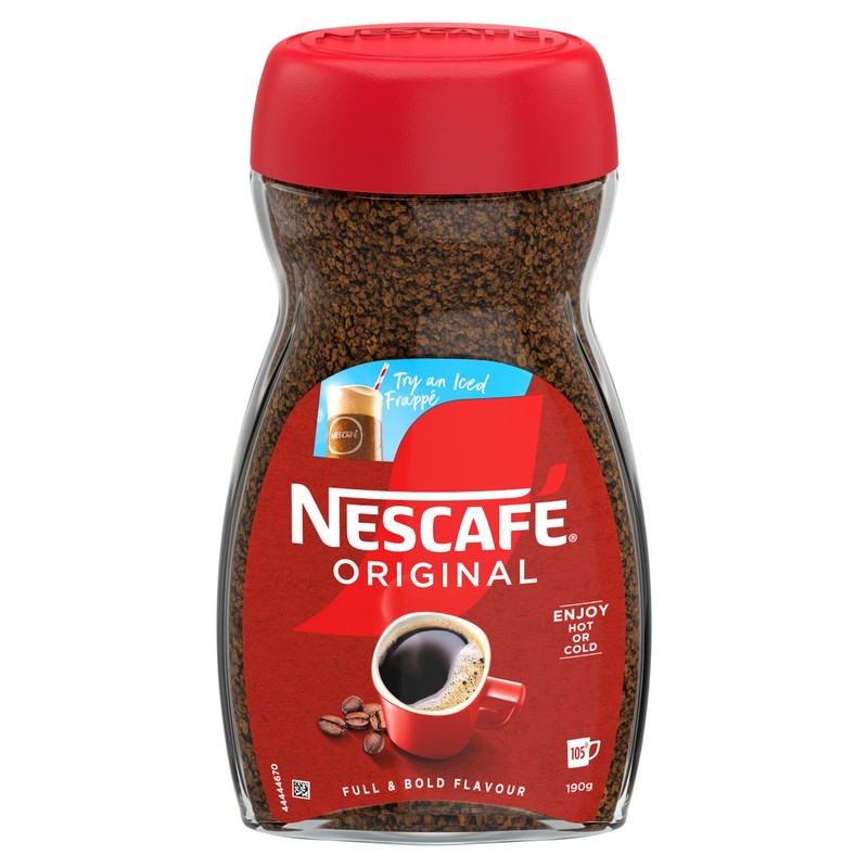 Nescafe Original Instant Coffee 190g - Morrisons Online Groceries & Offers
