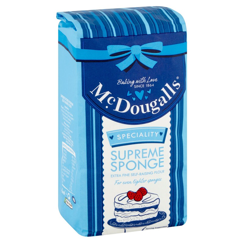 McDougalls Supreme Sponge Premium Self Raising Flour - Morrisons Online ...