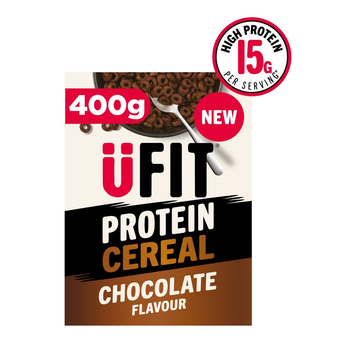 UFIT Protein Chocolate Hoops Cereal 400g - Morrisons Online Groceries ...