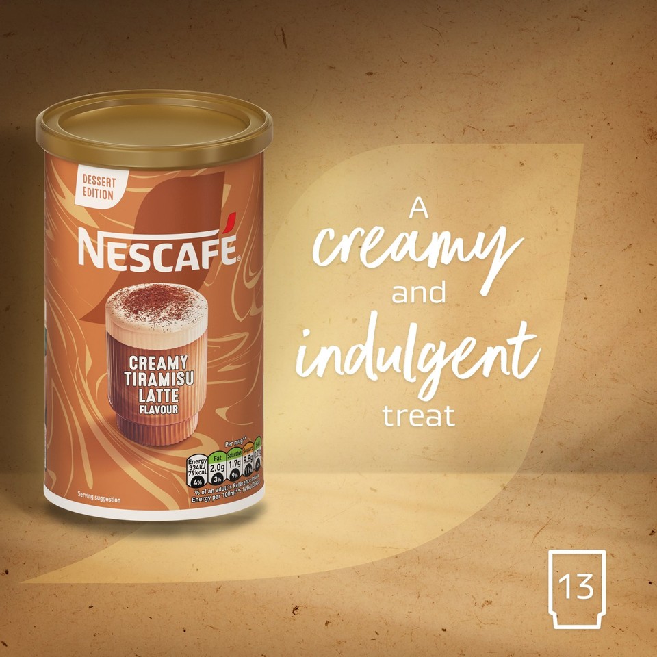 Nescafe Tiramisu Latte Coffee 260g Tub - Morrisons Online Groceries ...