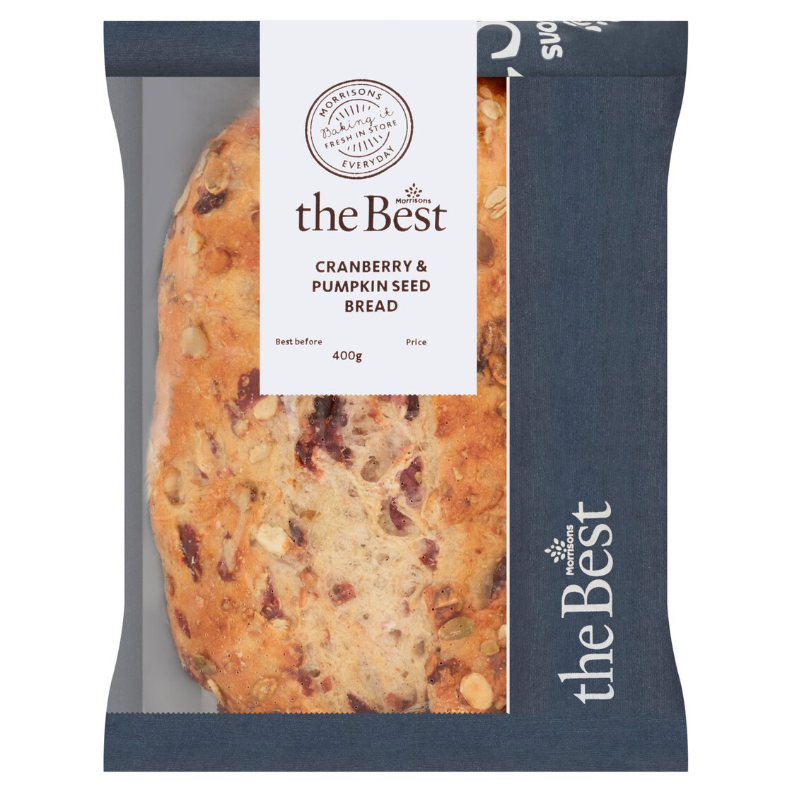 Morrisons The Best Cranberry & Pumpkin Seed Bread - Morrisons Online ...