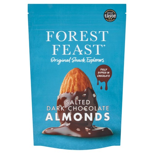 Forest Feast Salted Dark Chocolate Almonds 120g - Morrisons Online ...