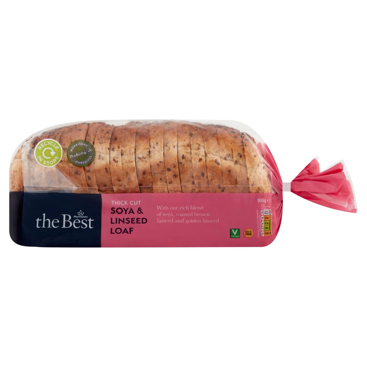 Morrisons The Best Thick Cut Soya & Linseed Loaf - Morrisons Online ...