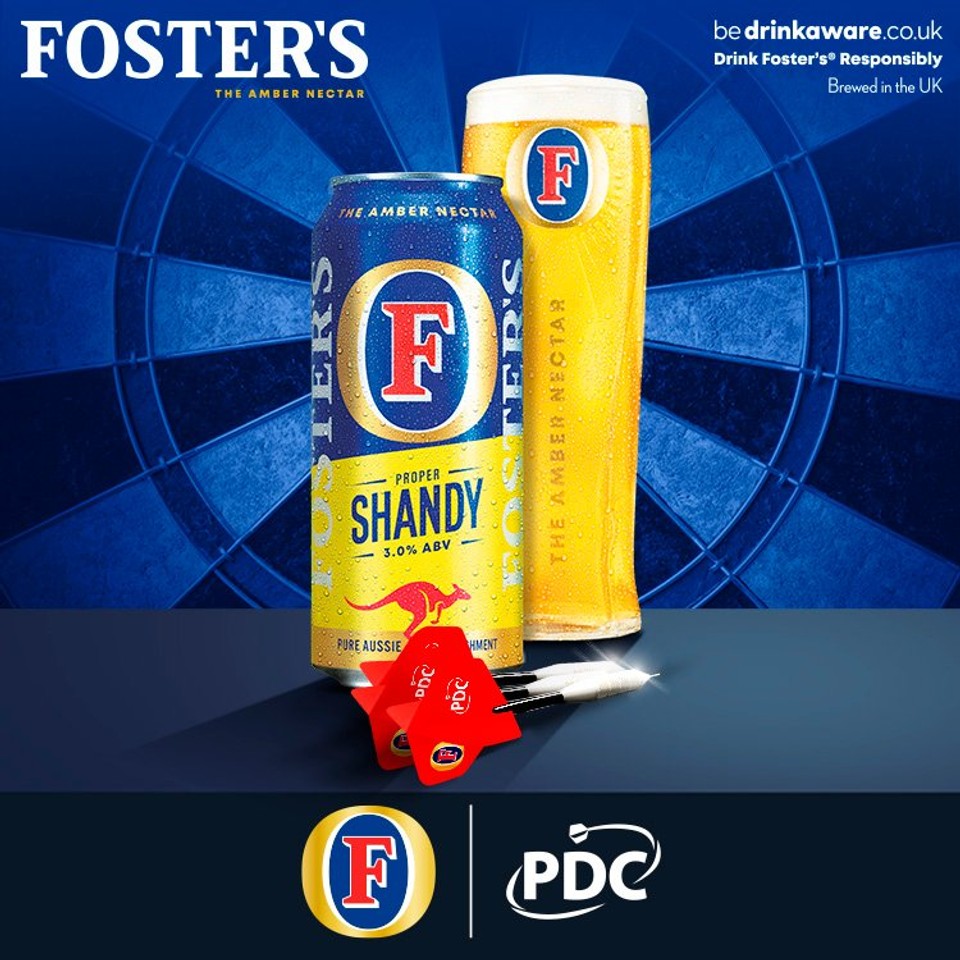Fosters Proper Lager Shandy Beer 3% ABV Multipack Cans 10x440ml ...