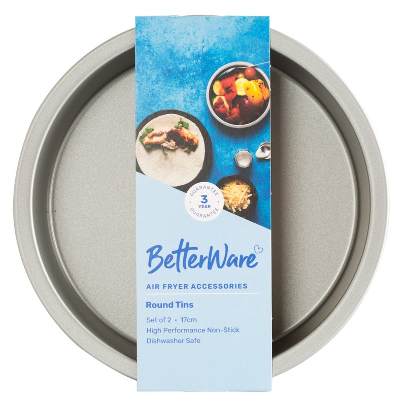 Betterware Set Of 2 Round Tins - Morrisons Online Groceries & Offers