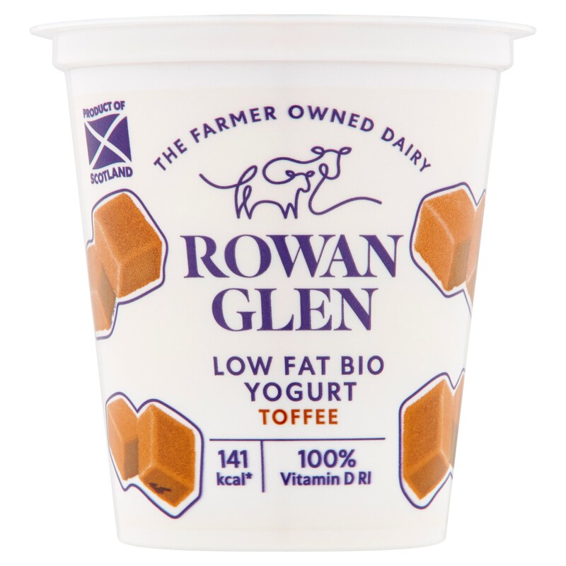 Rowan Glen Low Fat Bio Toffee Yogurt - Morrisons Online Groceries & Offers