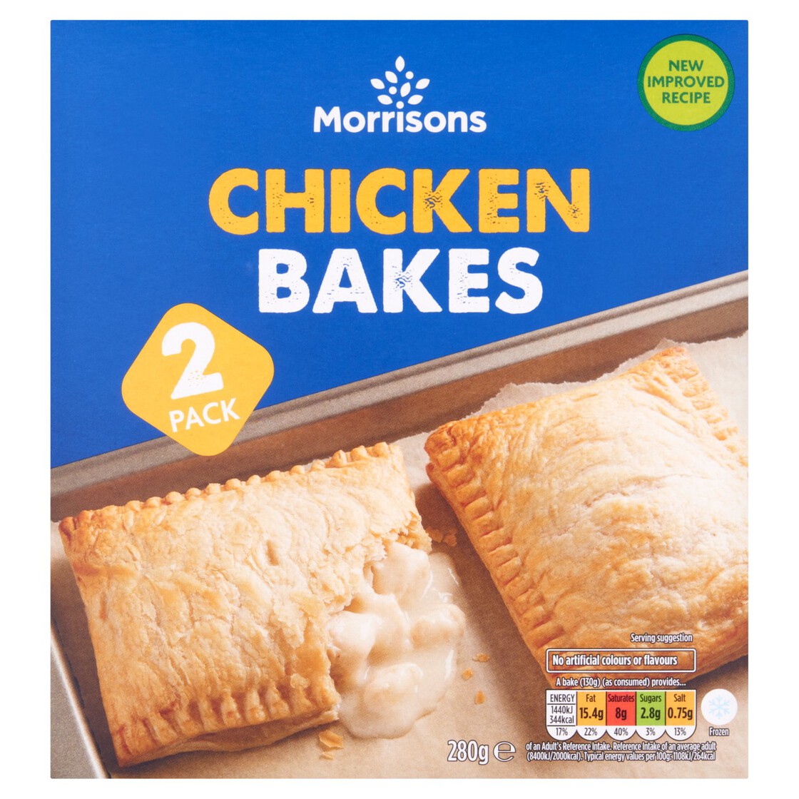 Morrisons 2 Chicken Bakes - Morrisons Online Groceries & Offers