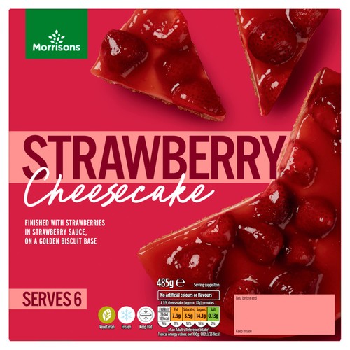 Morrisons Strawberry Cheesecake 485g - Morrisons Online Groceries & Offers