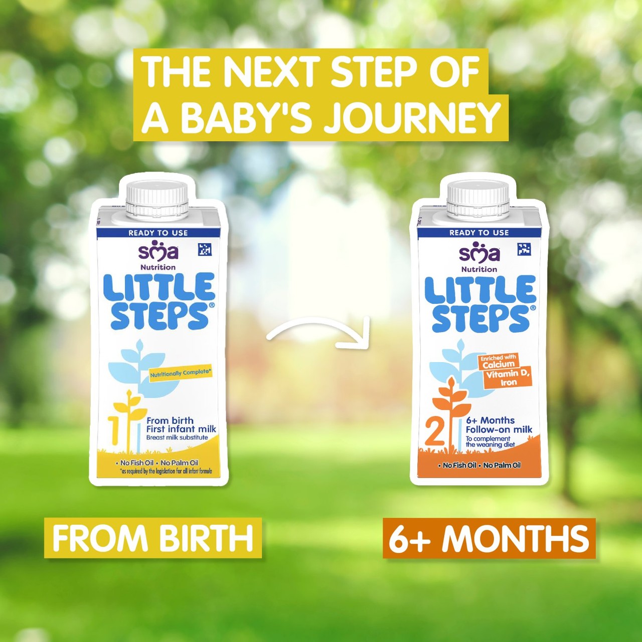 LITTLE STEPS First Infant Baby Milk From Birth Ready-To-Use Milk 200ml ...