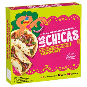 Las Chicas Mexican Zesty Chicken Tacos Kit 296g - Morrisons Online ...