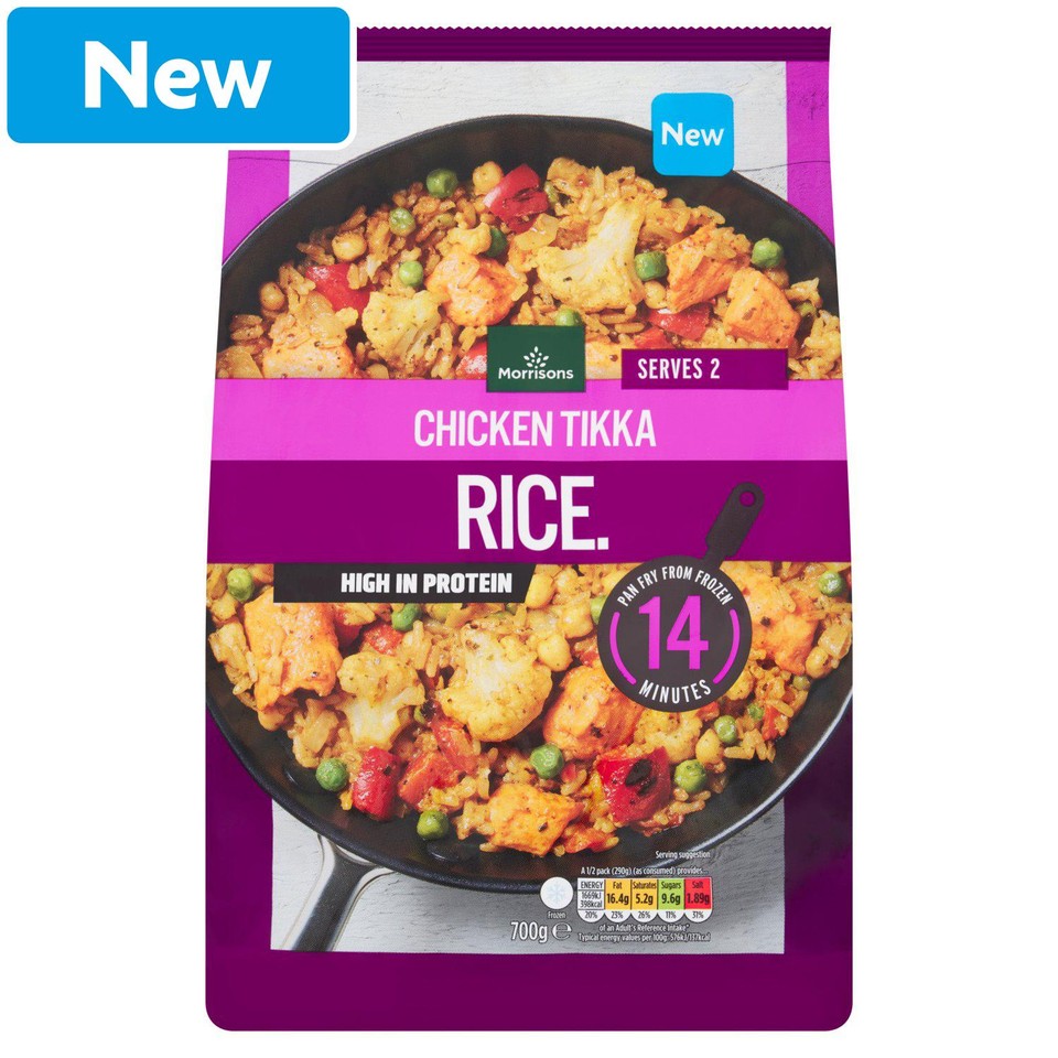 Morrisons Chicken Tikka With Rice 700g - Morrisons Online Groceries ...