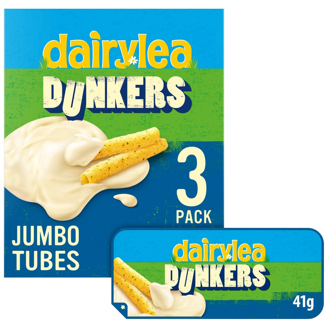Dairylea Dunkers Jumbo Tubes Cheese Snack 3 x 41g - Morrisons Online ...