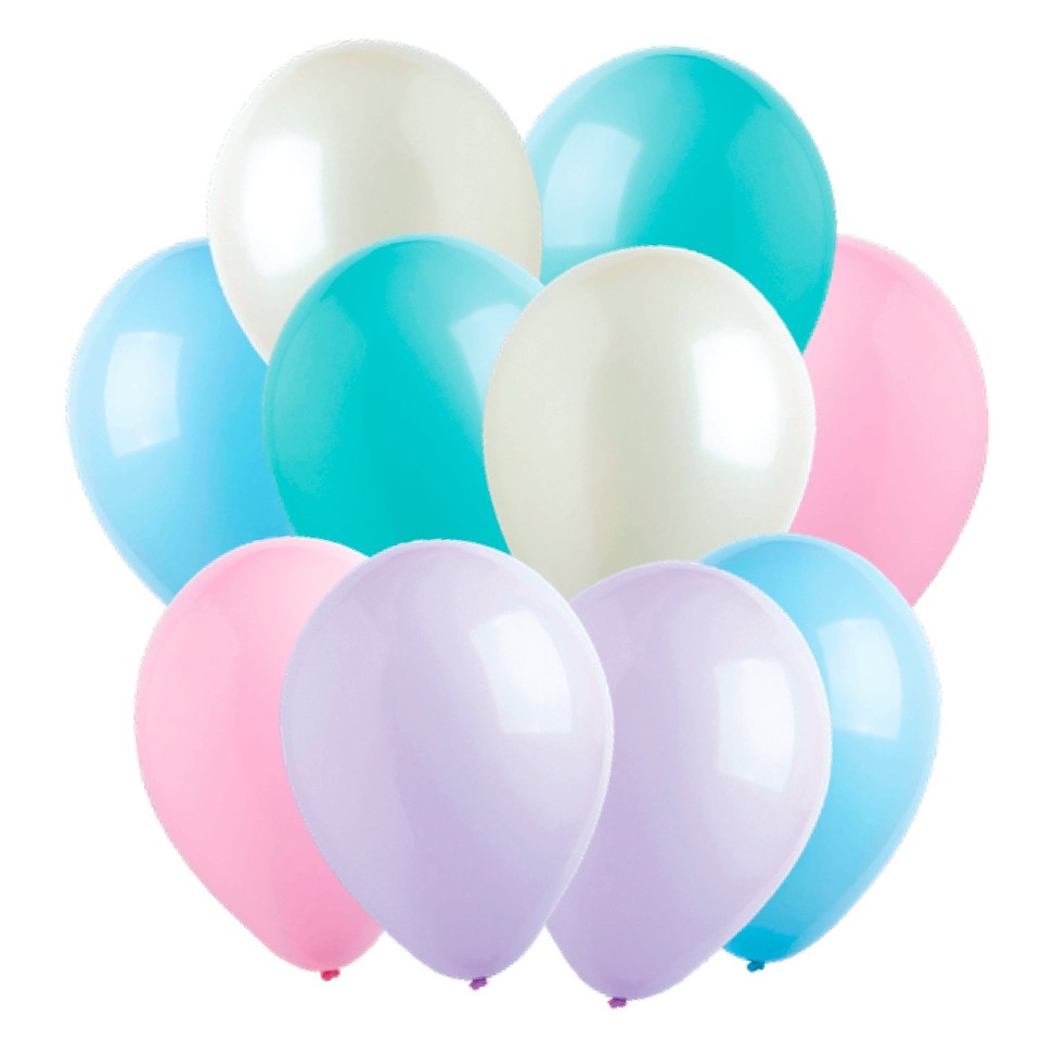 Nutmeg Pastel Mix Latex Balloons - Morrisons Online Groceries & Offers
