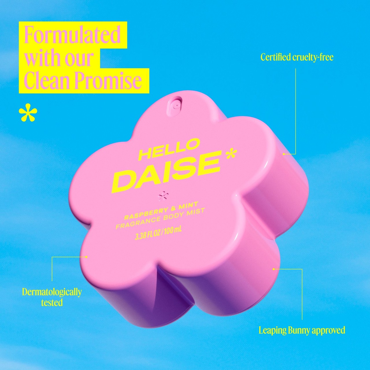 Daise Body Mist Hello Raspberry & Mint 100ml - Morrisons Online ...