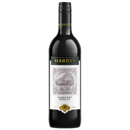 Hardys Stamp Cabernet Merlot Red Wine - Morrisons Online Groceries & Offers