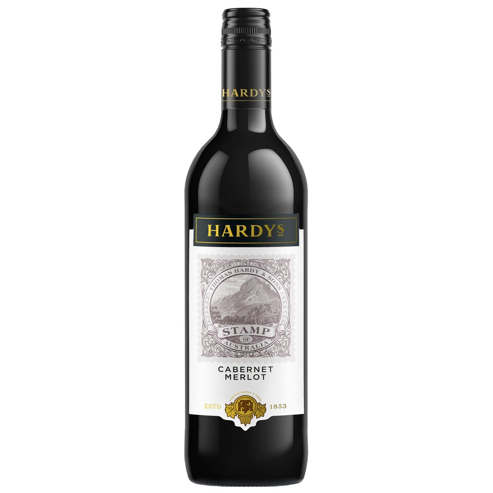 Hardys Stamp Cabernet Merlot Red Wine - Morrisons Online Groceries & Offers