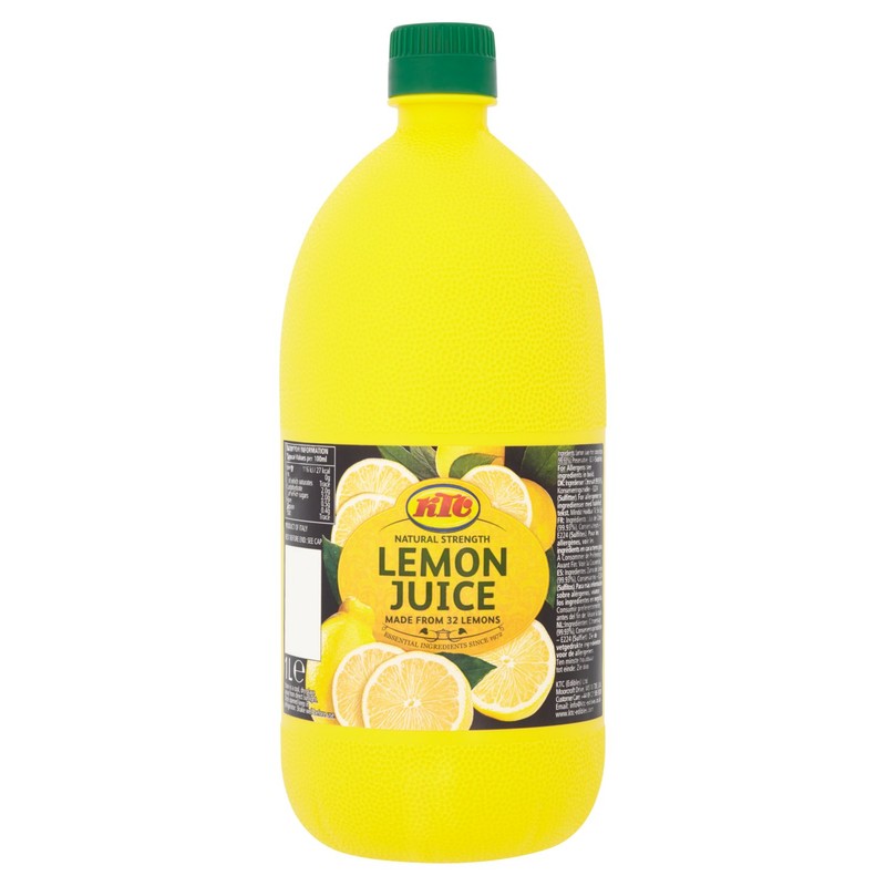 KTC Natural Strength Lemon Juice 1L - Morrisons Online Groceries & Offers