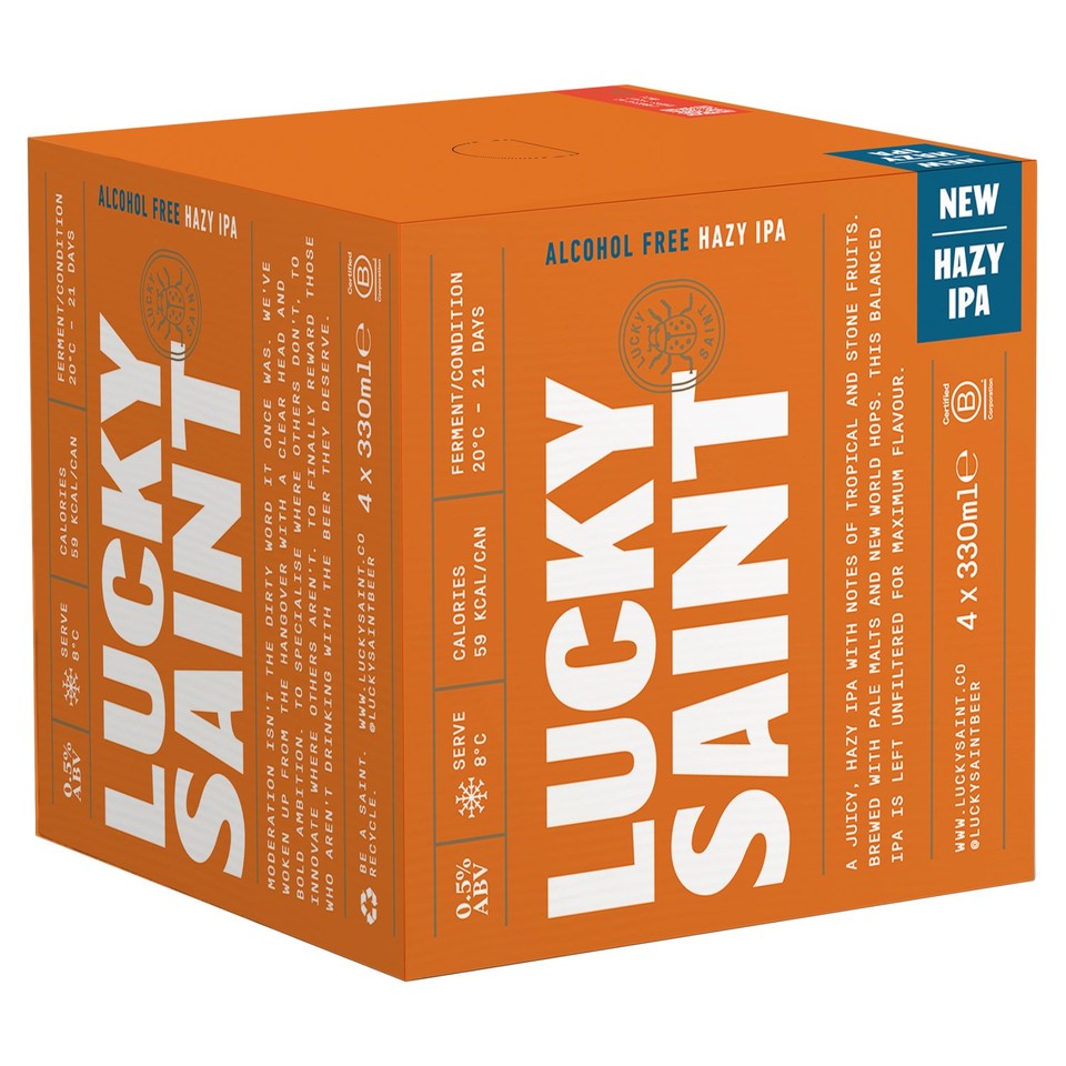 Lucky Saint Alcohol Free Hazy IPA - Morrisons Online Groceries & Offers