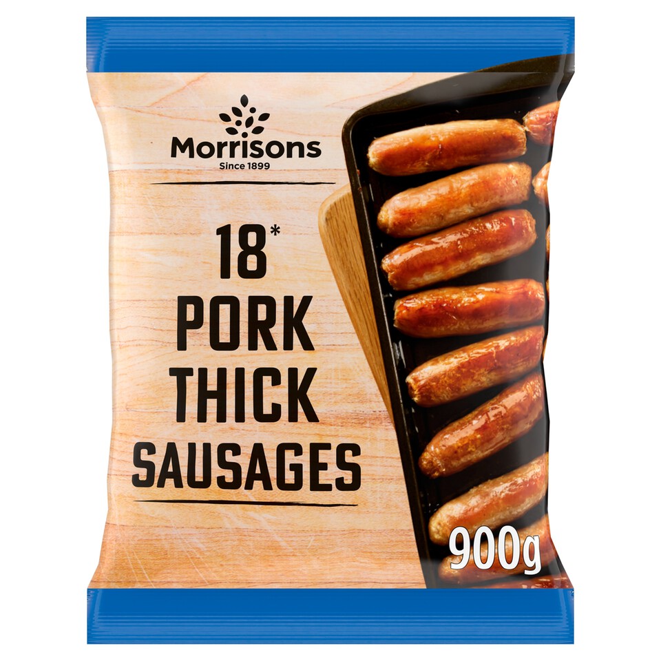 Morrisons Pork Thick Sausages - Morrisons Online Groceries & Offers