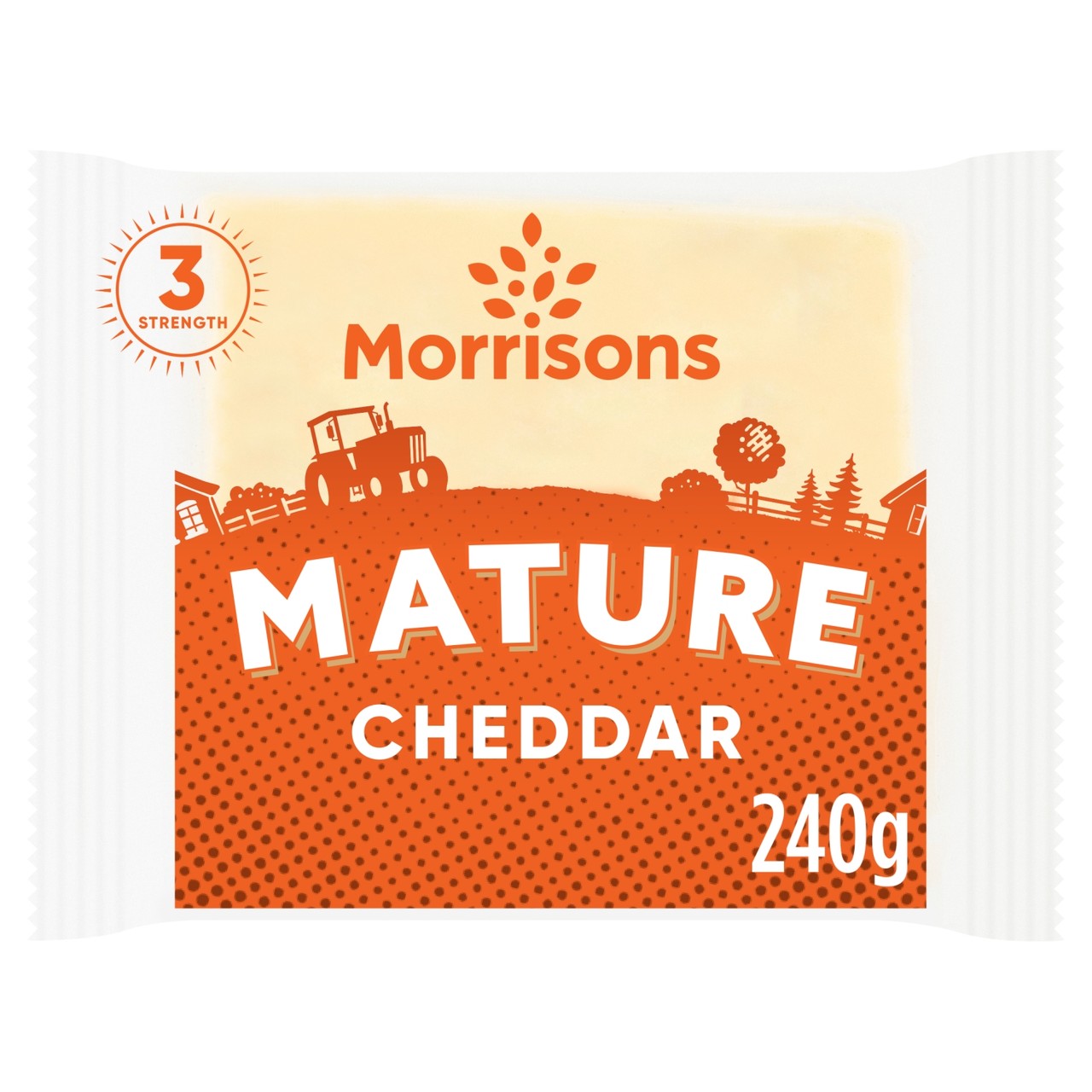 Morrisons Scottish Mature White Cheddar 240g - Morrisons Online ...