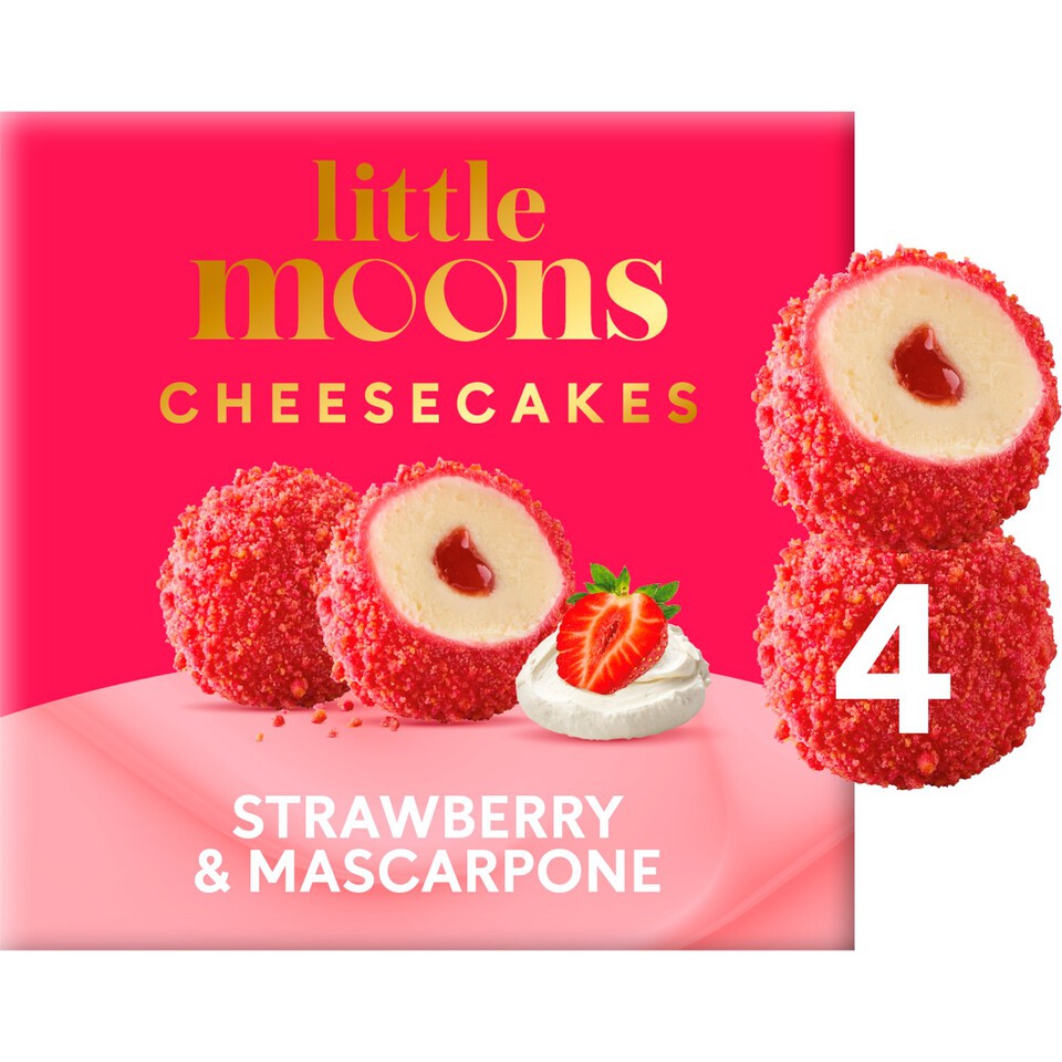 Little Moons Strawberry & Mascarpone Cheesecake Mochi - Morrisons ...