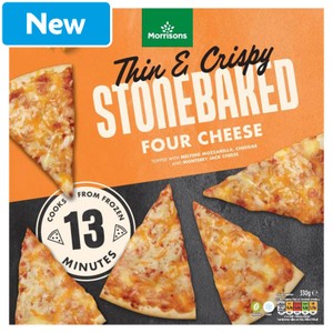 Morrisons Stonebaked Four Cheese Pizza - Morrisons Online Groceries ...