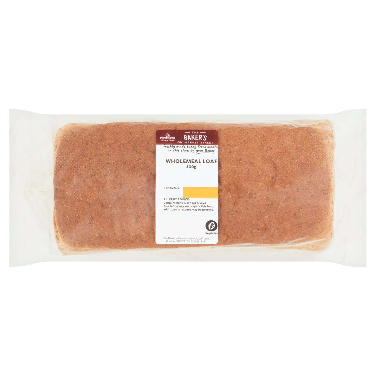 Market Street Wholemeal Bread - Morrisons Online Groceries & Offers