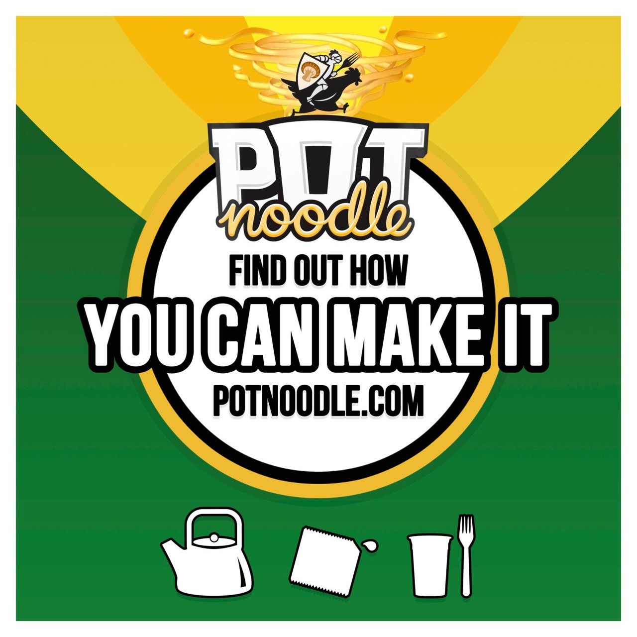 Pot Noodle Chicken & Mushroom King Pot - Morrisons Online Groceries ...
