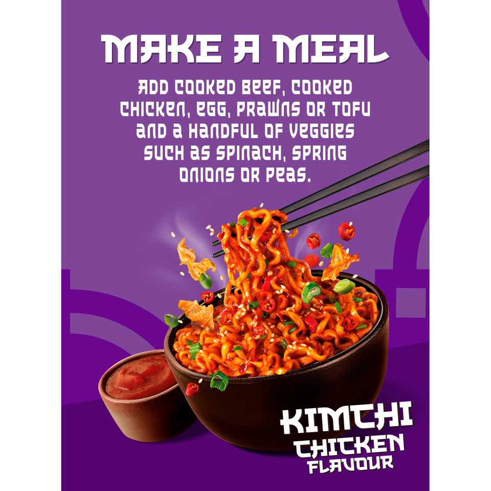 Maggi Korean Spicy Kimchi Chicken Noodles - Morrisons Online Groceries ...