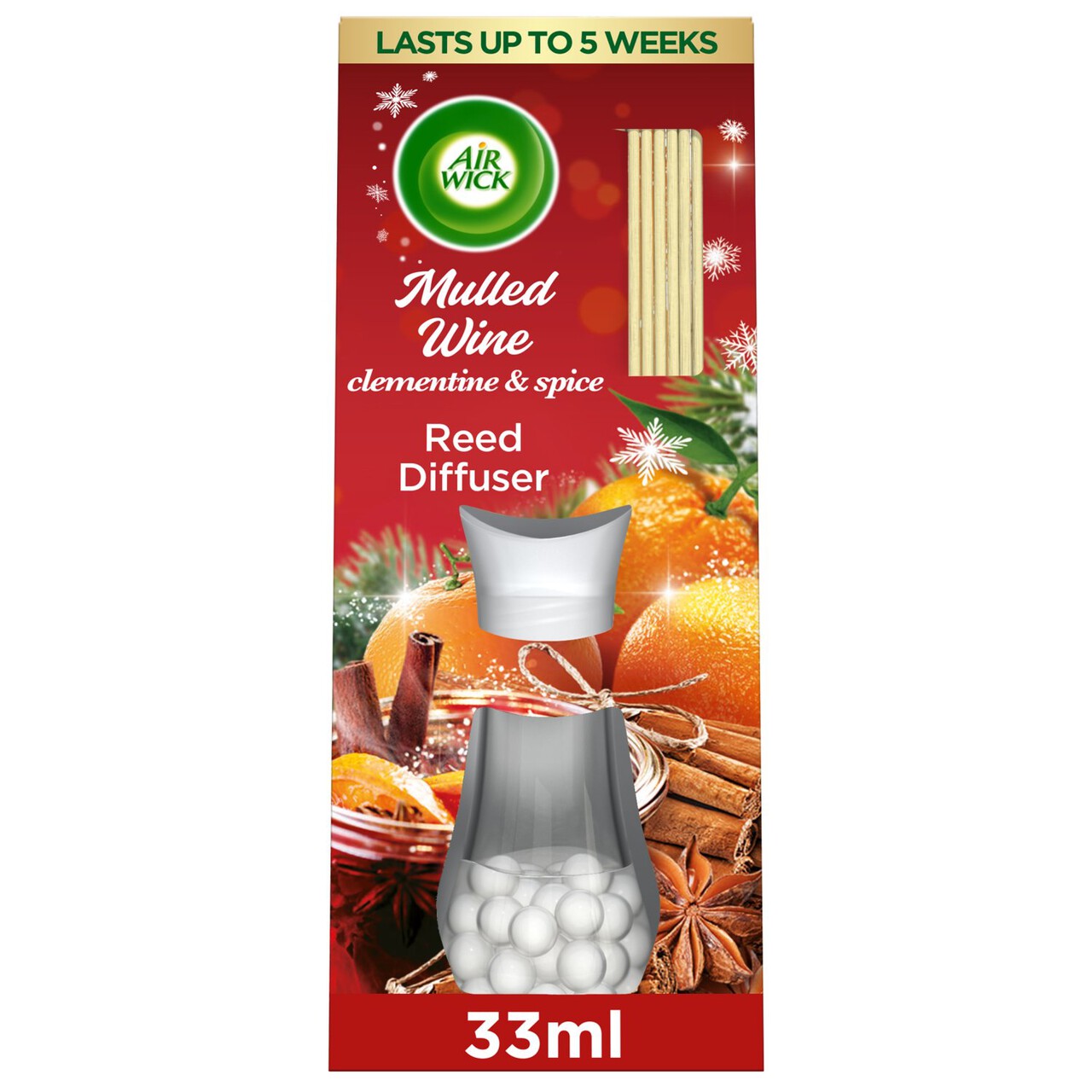 Air Wick Reed Diffuser Mulled Wine - Morrisons Online Groceries & Offers