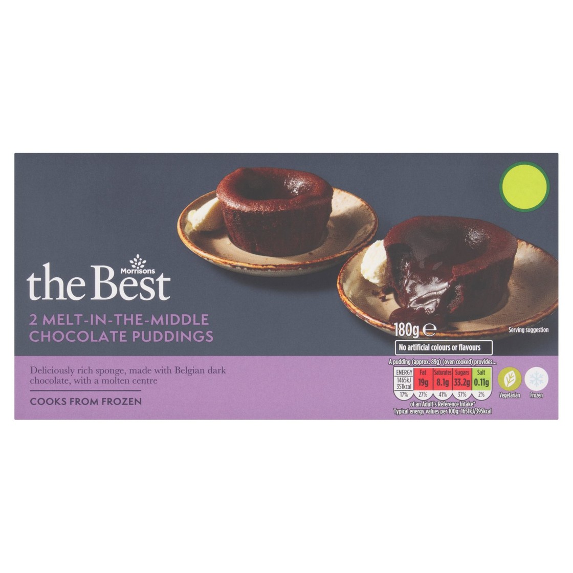 Morrisons The Best 2 Melt In The Middle Chocolate Puddings - Morrisons ...