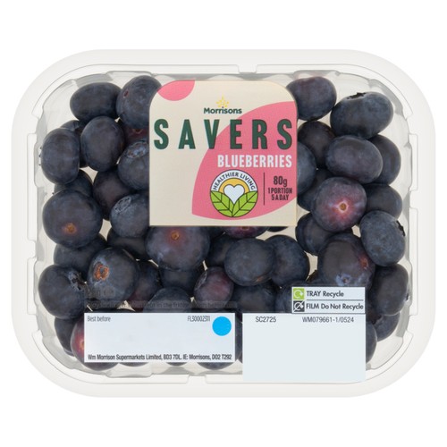 Morrisons Savers Blueberries 125g - Morrisons Online Groceries & Offers