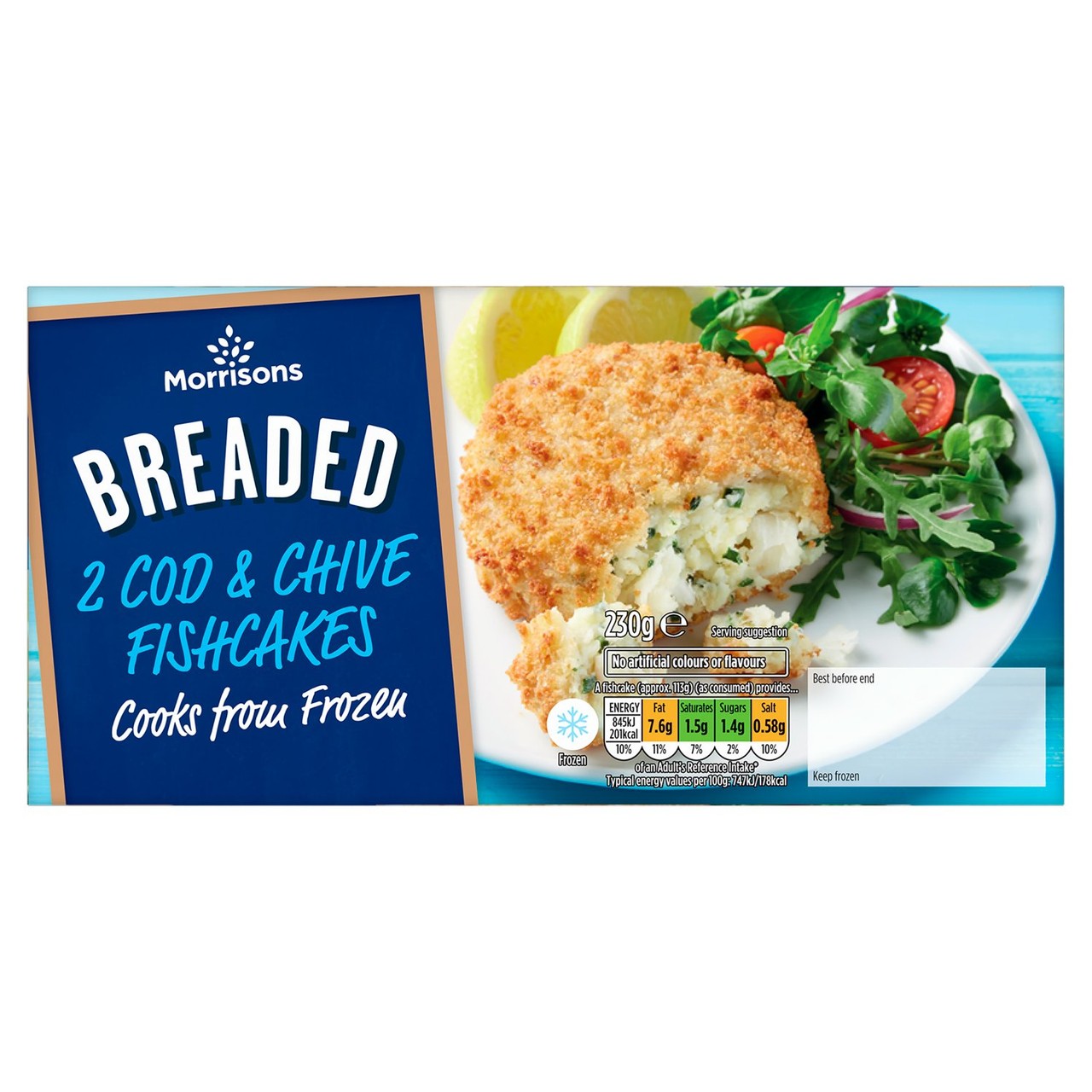 Morrisons Cod & Chive Fish Cakes - Morrisons Online Groceries & Offers