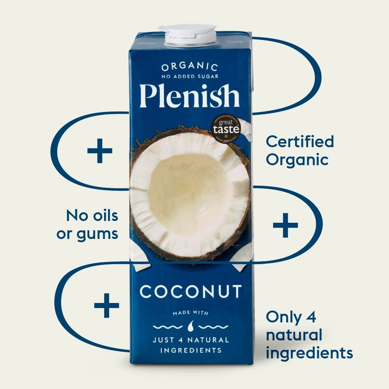 Plenish Organic Coconut 1L - Morrisons Online Groceries & Offers