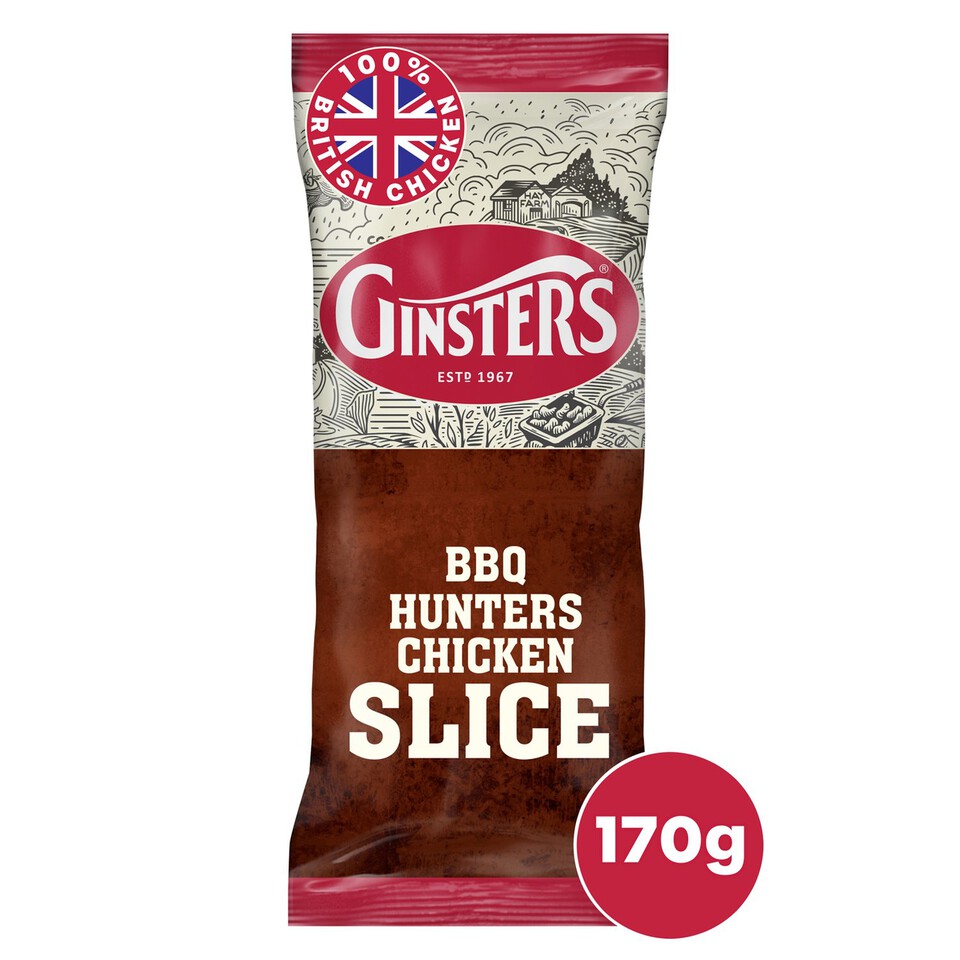 Ginsters BBQ Hunters Chicken Slice - Morrisons Online Groceries & Offers