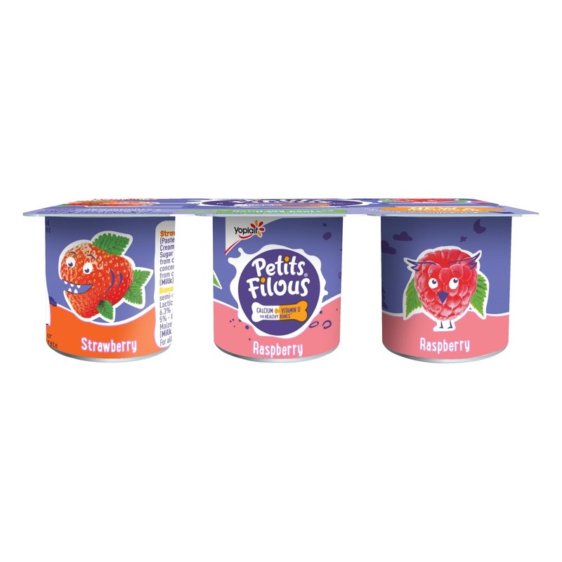Petits Filous Kids Strawberry & Raspberry Yoghurt - Morrisons Online ...